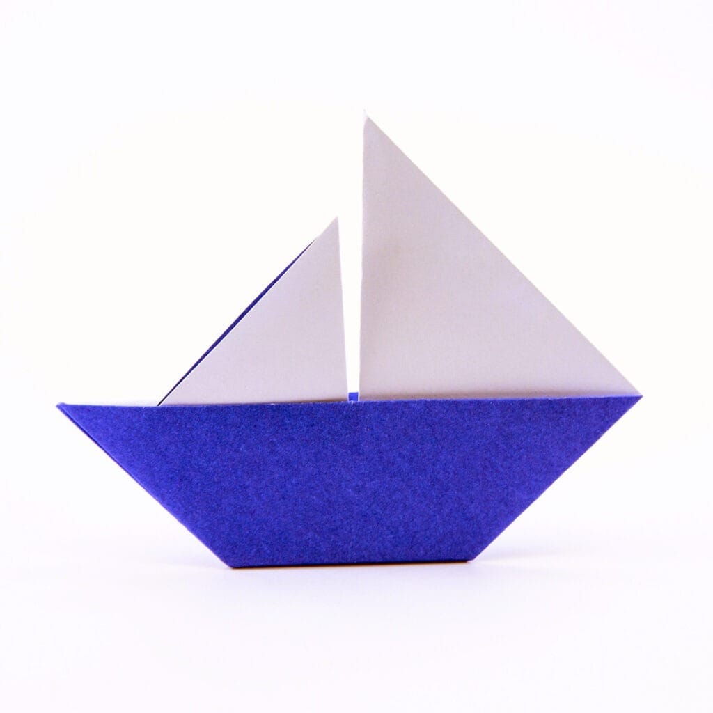 How to Make an Origami Sail Boat - How to Make Easy Origami